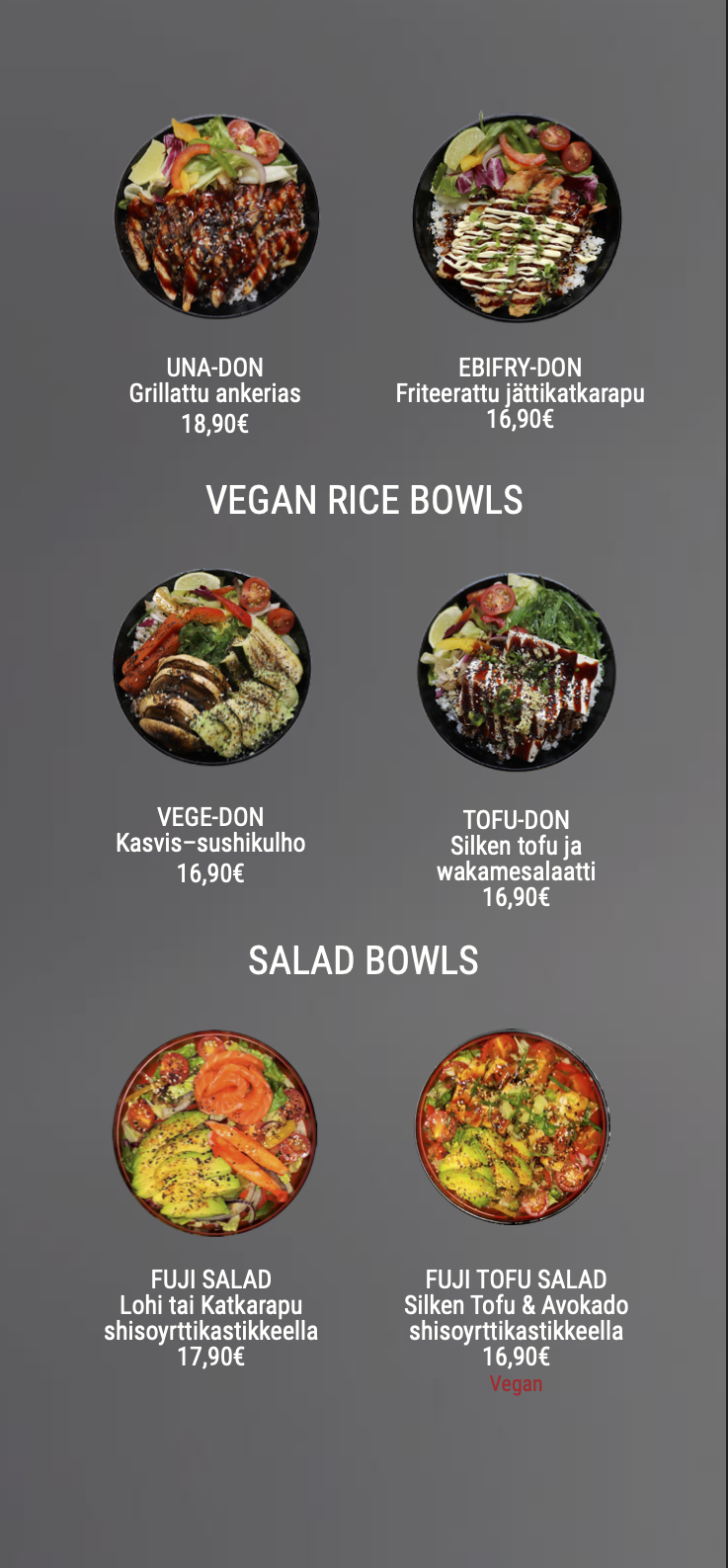 Menu Image – Fujimi